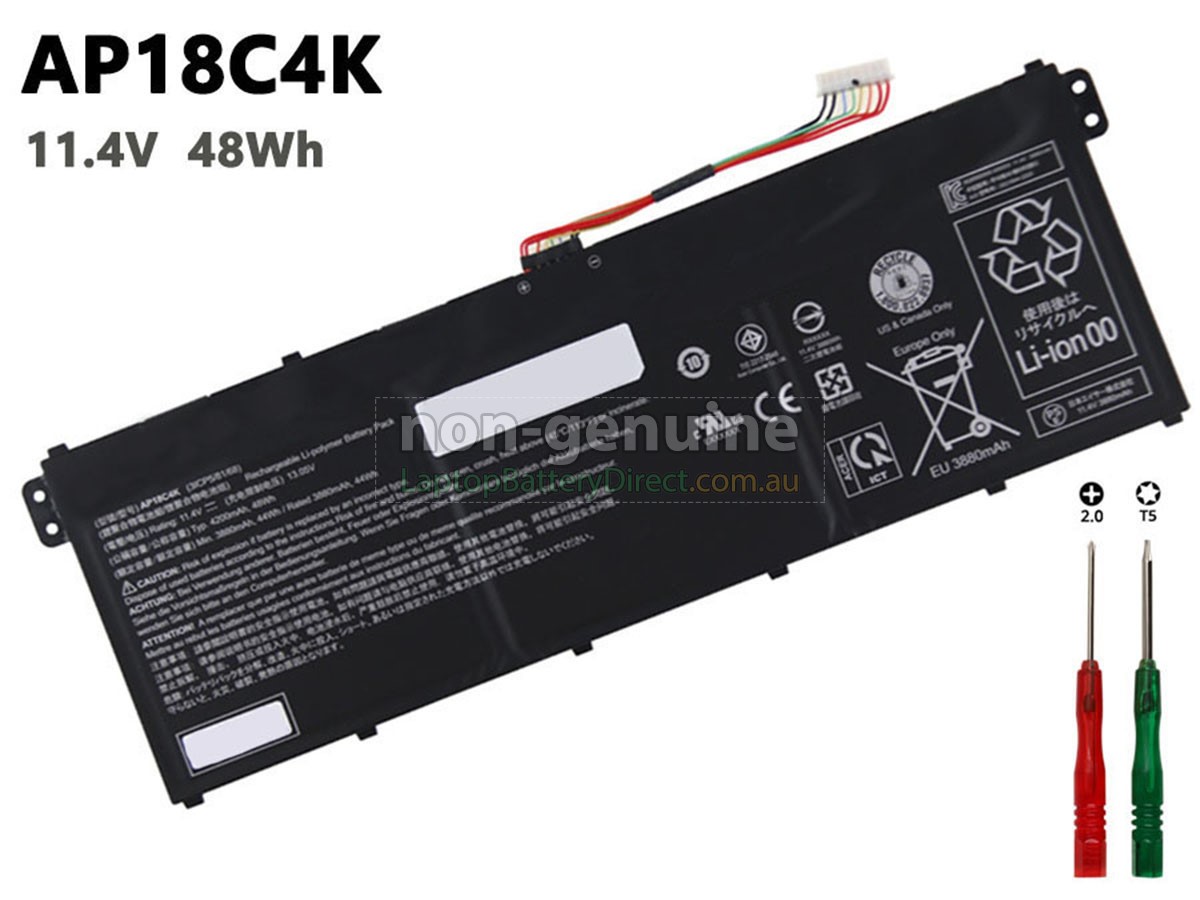 Acer AP18C8K replacement battery - Laptop battery from Australia