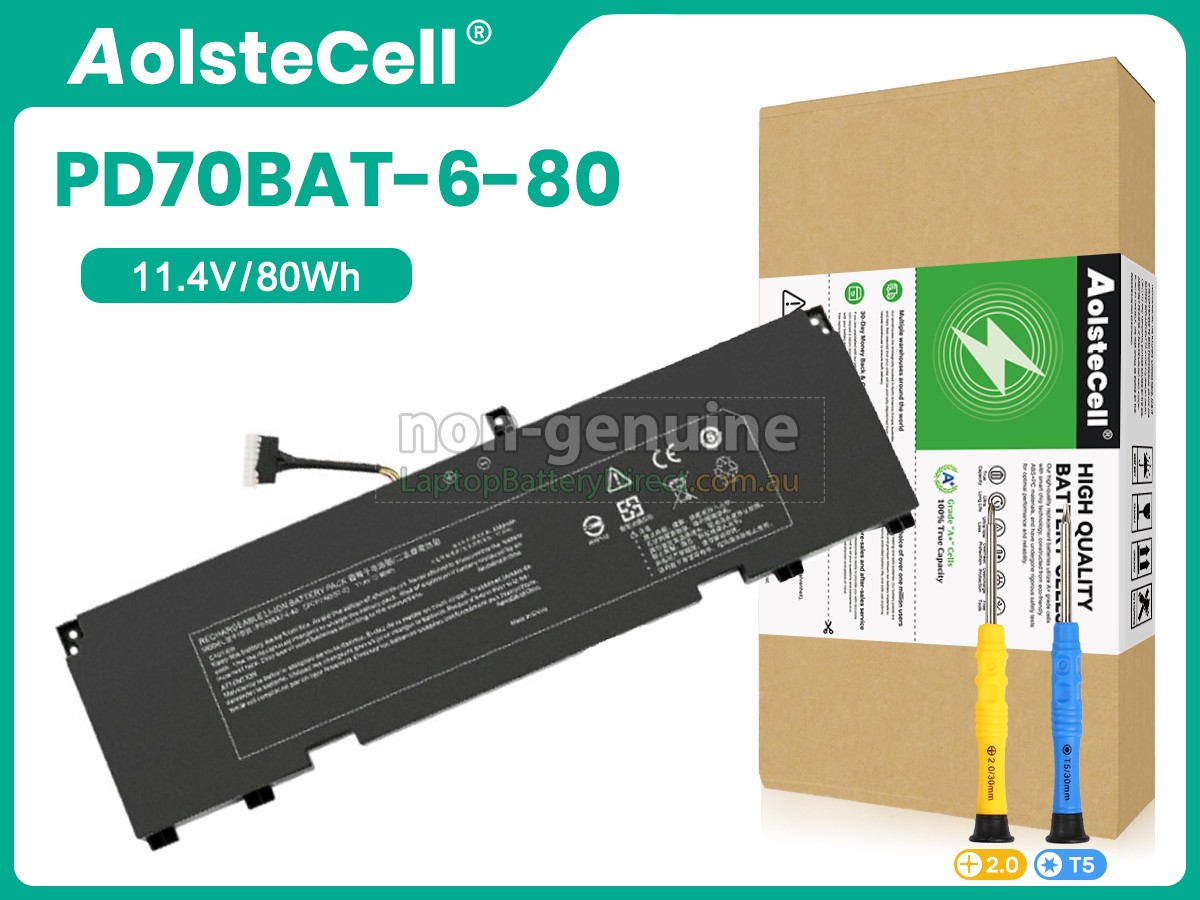 Clevo GAMING GURU RAIN RTX3060 (PD70PNP) replacement battery - Laptop ...