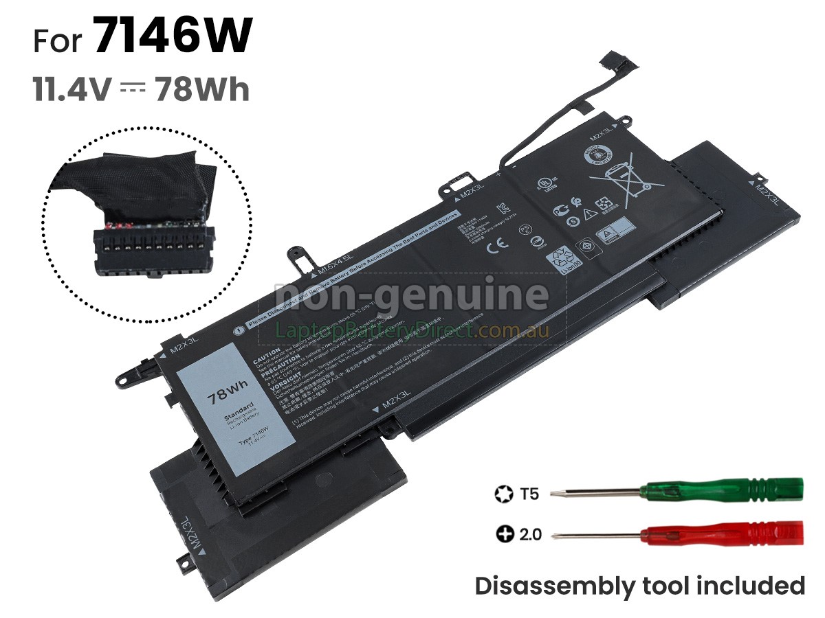 Dell Latitude 7400 2-IN-1 replacement battery - Laptop battery from ...
