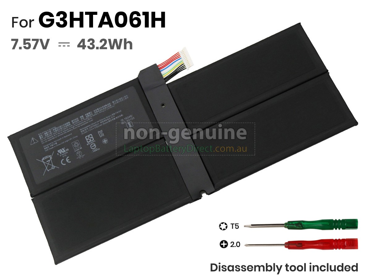 Microsoft Surface Pro 7 1866 replacement battery - Laptop battery from ...